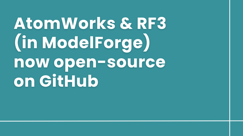AtomWorks & RF3 (in ModelForge) now open-source on GitHub – Rosetta Commons